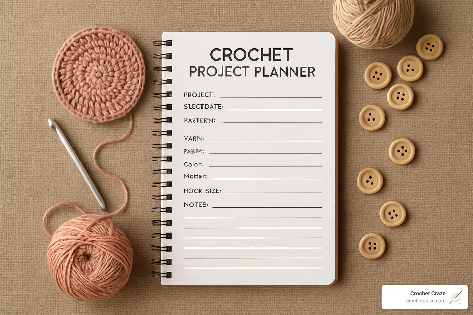 Hooked on Organization? Why You Need a Crochet Project Planner